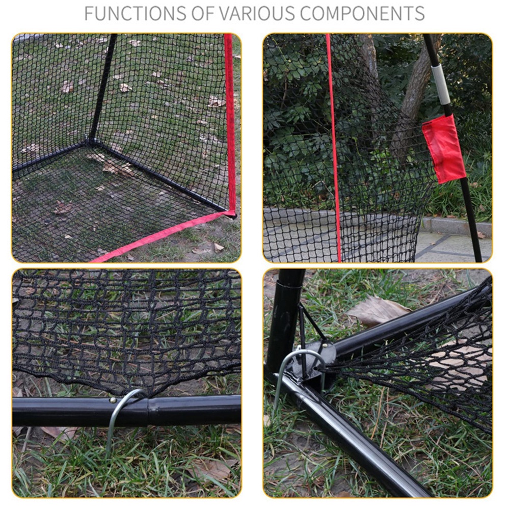 Golf Training Net Portable Golf Folding Practice Hitting Cage Swing Net ...
