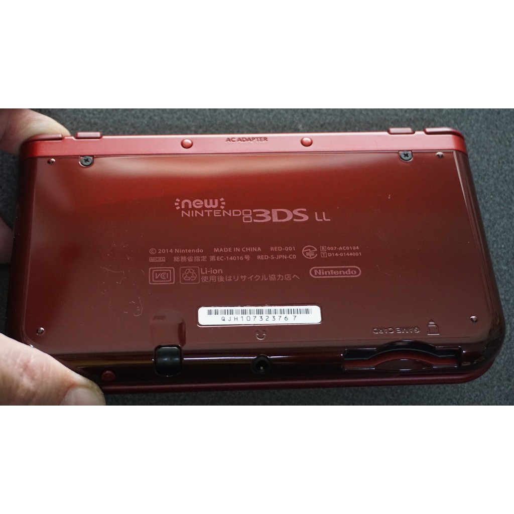 NEW 3DS LL สีแดง มือสองญี่ปุ่น เมม 64 GB แปลงด้านมืด ราคา 4500 บาท ...