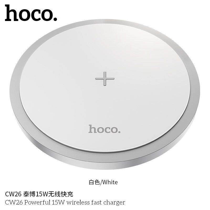 Hoco CW26 แท่นชาร์จแบบไร้สาย CW26 Powerful 15W แท่นชาร์จแบบตั้งโต๊ะ ...