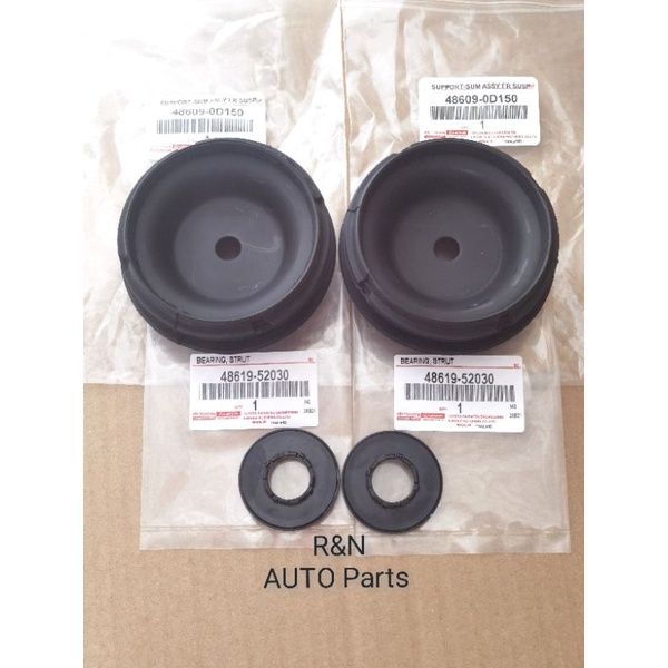 ยางรองเบ้าโช๊คลูกปืนเบ้าโช้คหน้าซ้ายขวา TOYOTA Vios yaris ราคา4ตัว ...