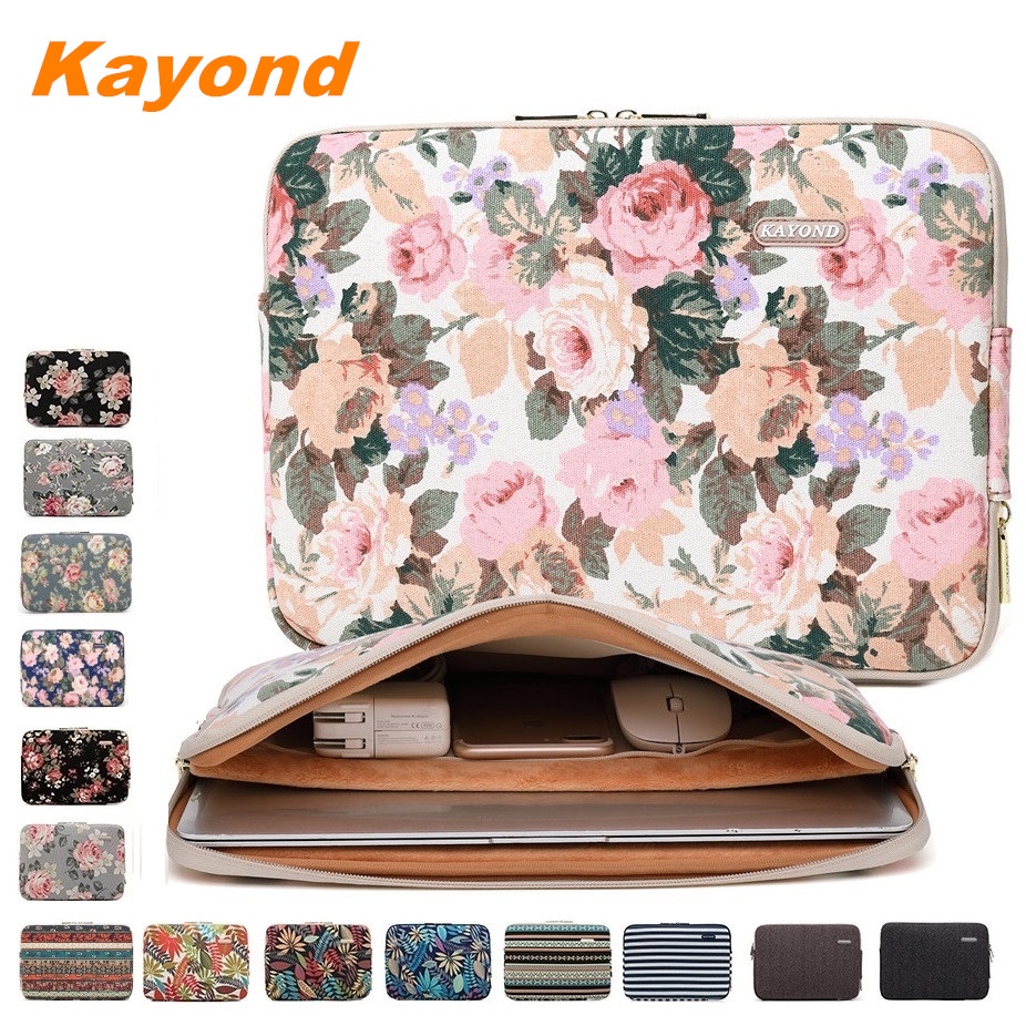 Kayond Brand Laptop Bag 111213141517 InchCanvas Lady Man Sleeve Case ...