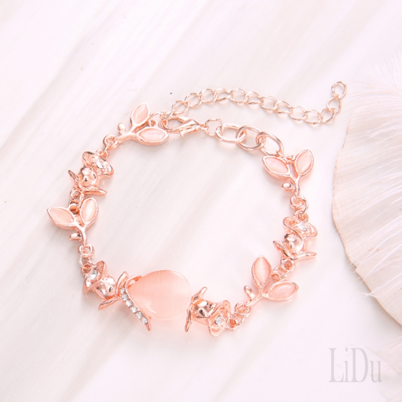 สร้อยข้อมือแฟชั่น ประดับด้วยคริสตัล - longuevue - ThaiPick