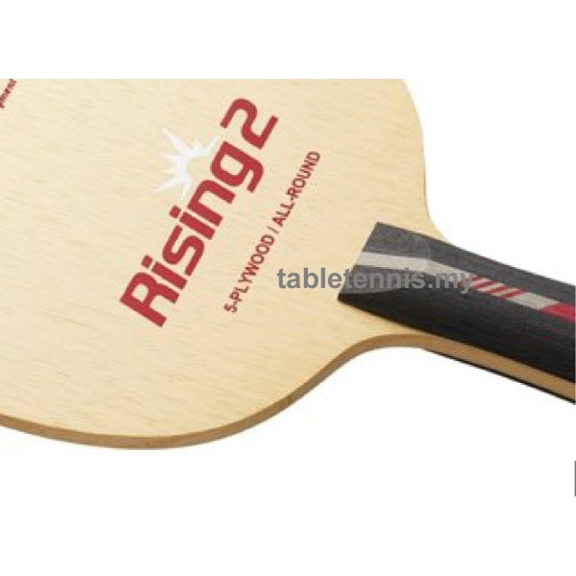 Nittaku Rising 2 Wooden Table Tennis Blade Bats Racket Papan Ping Pong Allround Long Handle ...