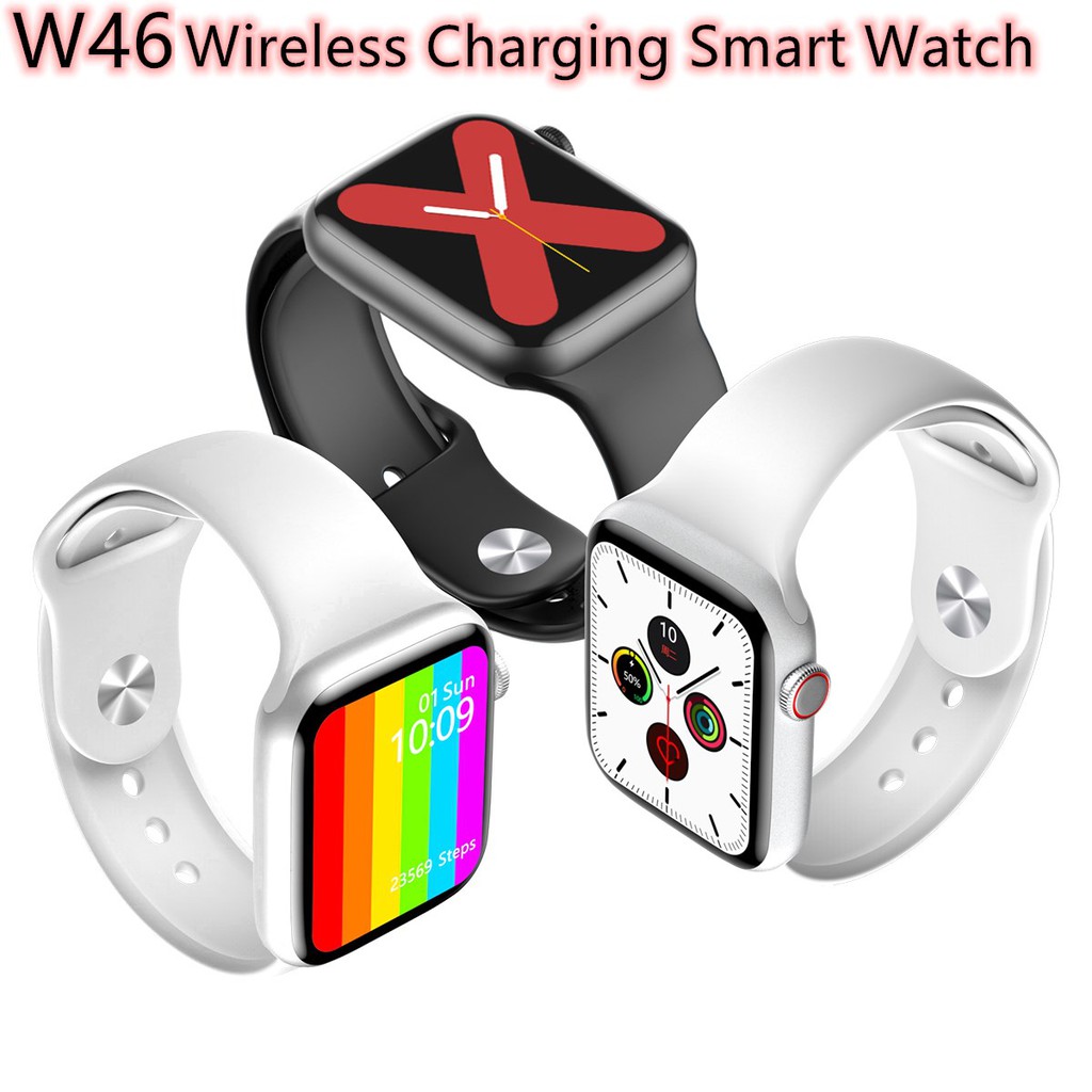 Smartwatch W46 1.75 "Full Screen 44MM Watch 6 Wireless Charging Smart ...