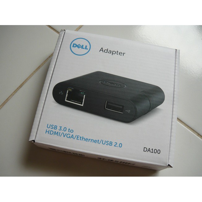 กล่องแปลงจาก USB 3.0 เป็น HDMI / VGA Dell DA100 USB 3.0 to HDMI/VGA ...