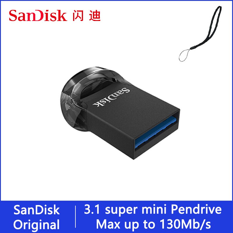 Sandisk USB 3.1 Mini Pendrive 128gb 64gb 32gb 256gb 512G USB Flash ...