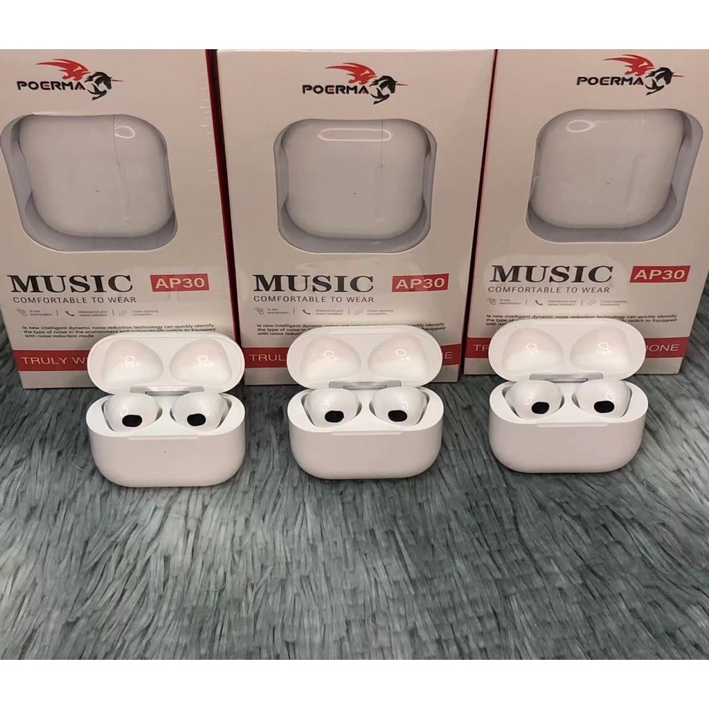 หูฟัง หูฟังบลูทูธ บลูทูธ รุ่น AP30 Pro6 มีระบบตัดเสียง หูฟังไร้สาย ...