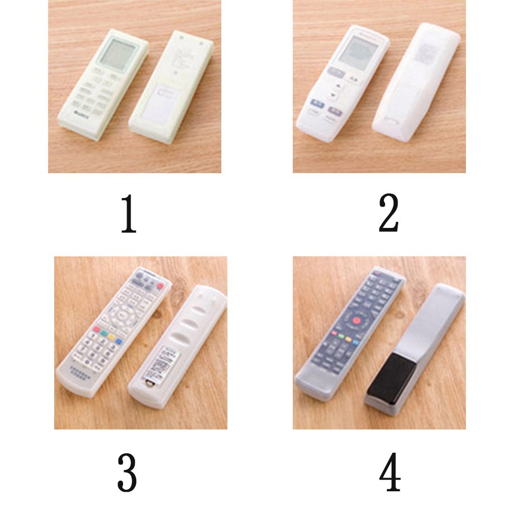 Clear TV Remote Control Waterproof Dustproof Silicone Protective Cover ...