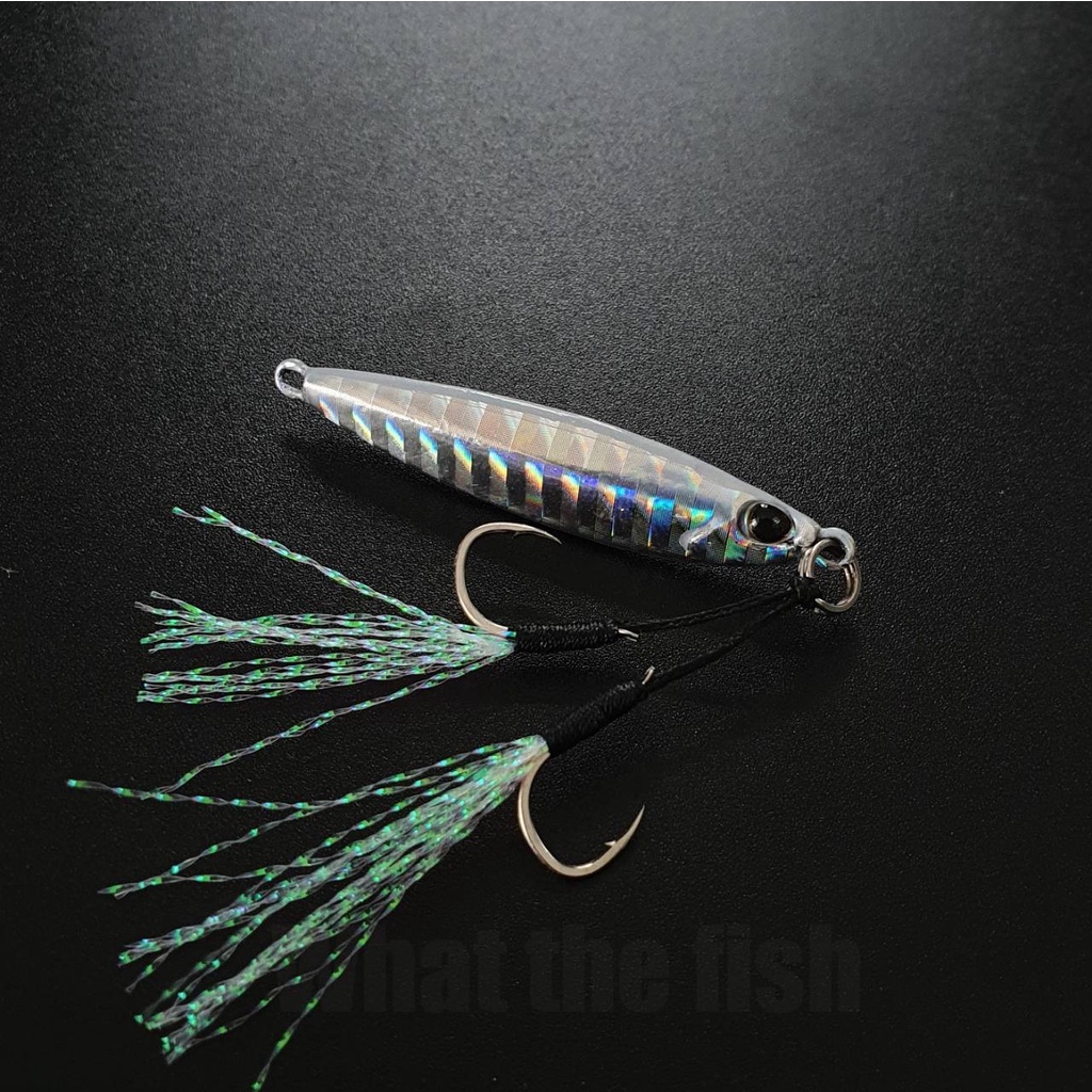 เหยื่อไมโครจิ๊กพร้อมเบ็ดคู่ 7g 10g 14g 21g ไมโครจิ๊ก เหยื่อไมโครจิ๊ก ...