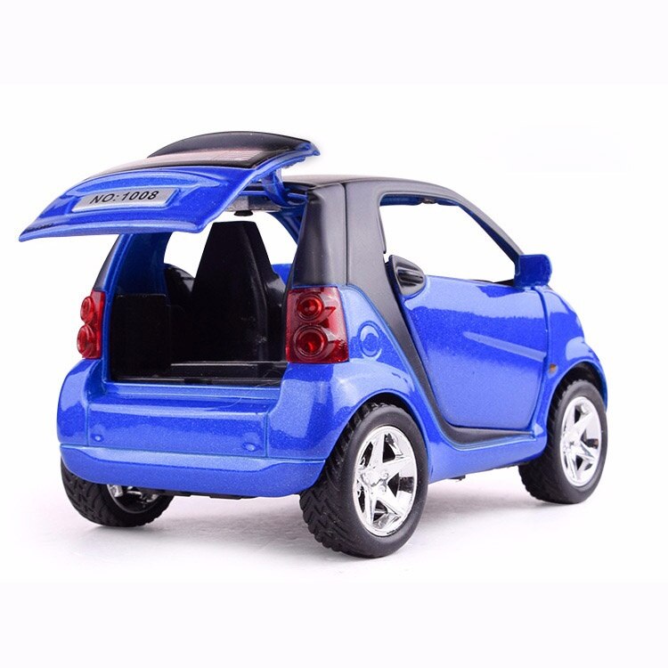 Smart Fortwo 132 Scale Diecast Model ull Back Car Collectible Toy Gifts ...