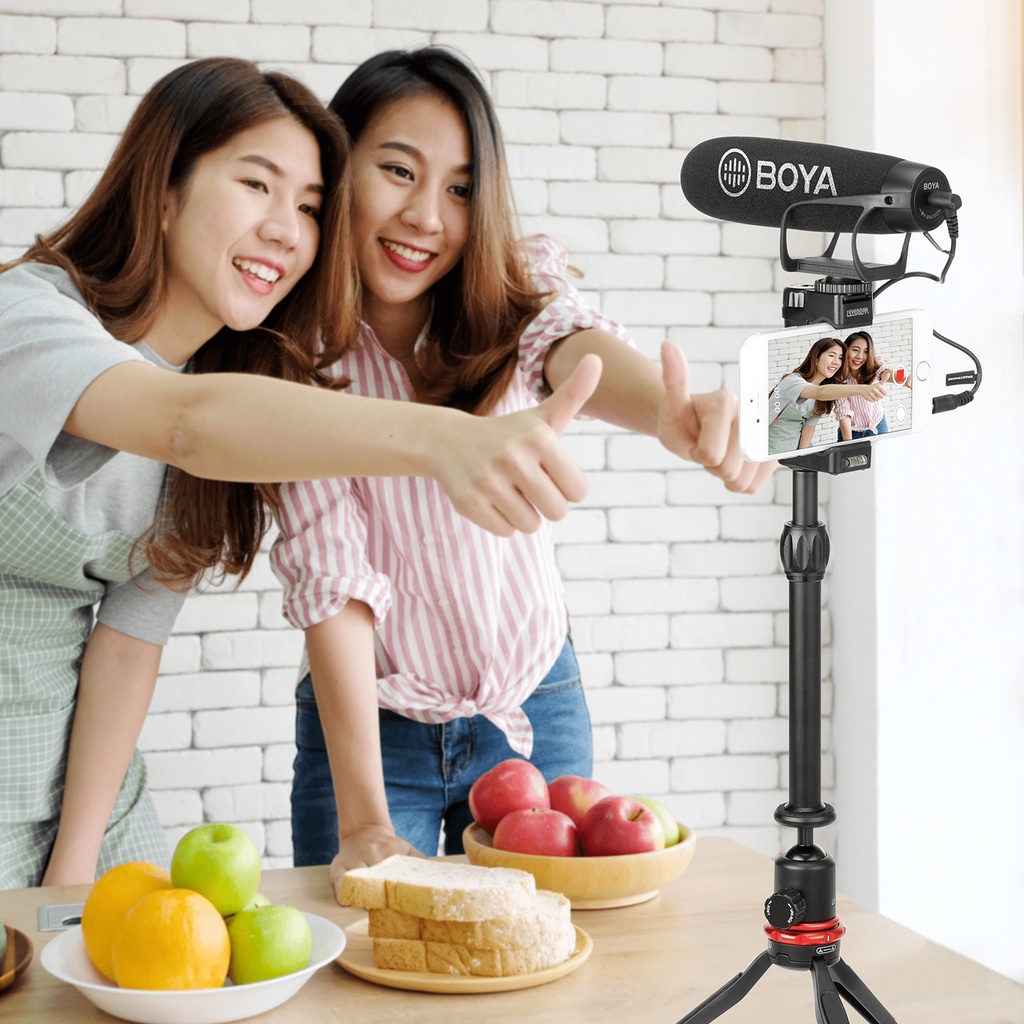 BOYA BY-BM2021 Shotgun Video Microphone Super Cadioid Microphone ไมโครโฟนคอนเดนเซอร์ สําหรับ ...