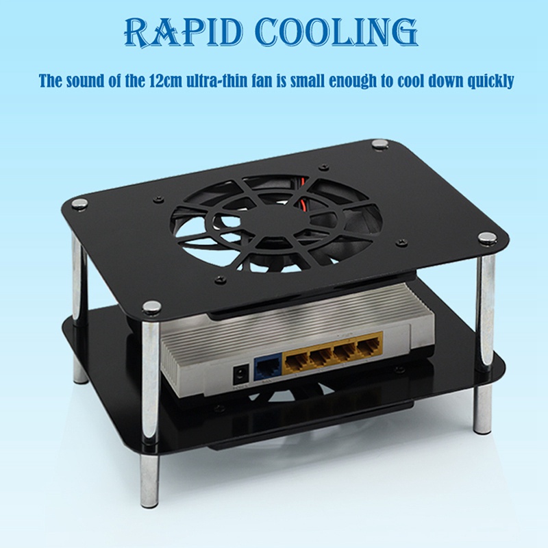 Longyou Wireless Router Cooling Fan TV Box Android 7.1 DC 5V USB Power ...