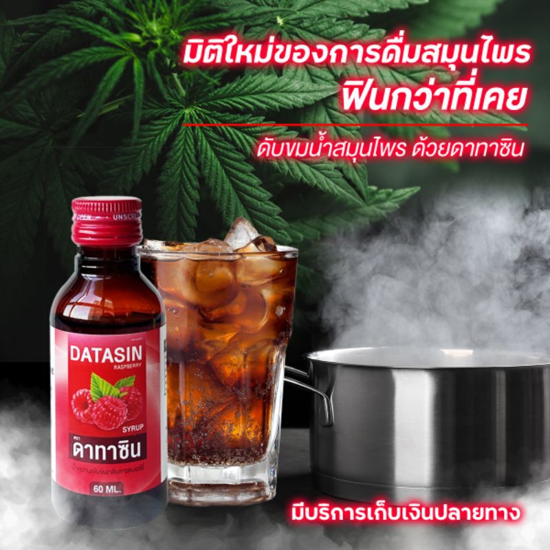 น้ำเชื่อมฝาแดง ดาทิสซิน (Datissin 60 ml) ยกลัง 50 ขวด - therdsakkomta ...