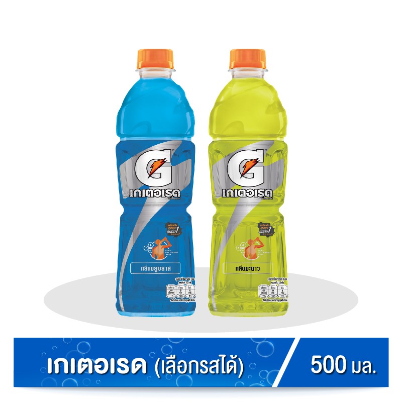 Gatorade เกเตอเรด เครื่องดื่มเกลือแร่ ขนาด 500มล. (เลือกรสได้) | Shopee ...