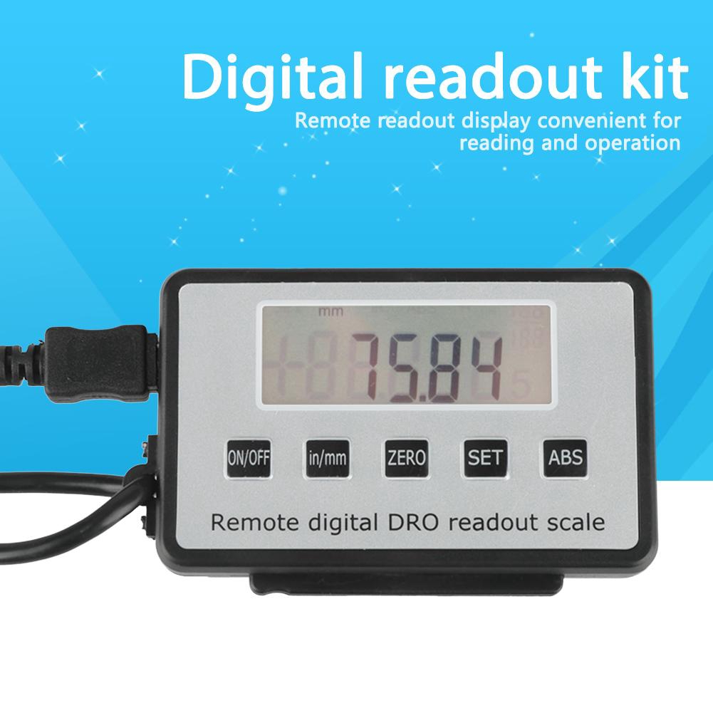 0-150 mm 6 Digital Readout linear scale DRO Magnetic Remote External Display - xguli.th - ThaiPick