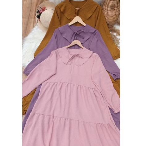 Milliki ชุดเดรสสั้น MIDI DRESS CRINKLE 03 - agasashope.th - ThaiPick