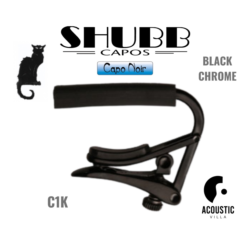 คาโป้ SHUBB รุ่น Deluxe Stanless Steel - S1 - fadeinguitarshop - ThaiPick