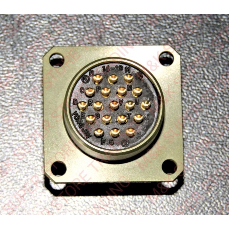 REPLACE AMPHENOL MS3112E14-19P CIRCULAR CONNECTOR MIL-DTL-26482 BOX ...
