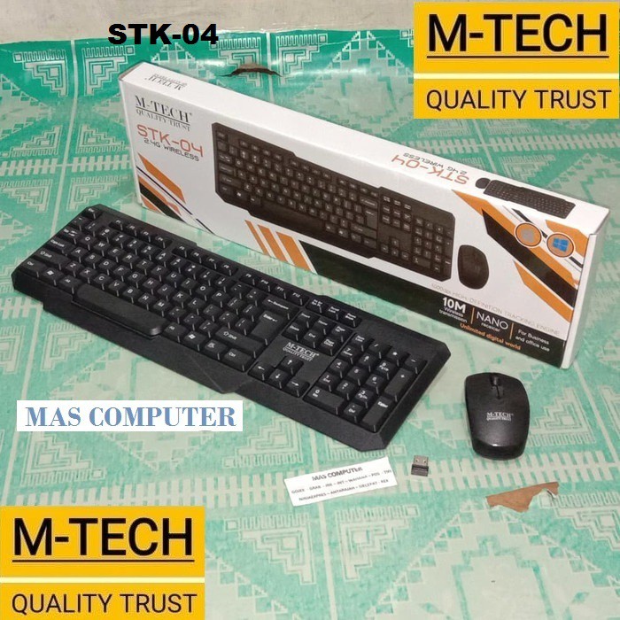 KEYBOARD WIRELESS M-TECH STK 03 MINI / KEYBOARD WIRELESS STK-04 FULL ...