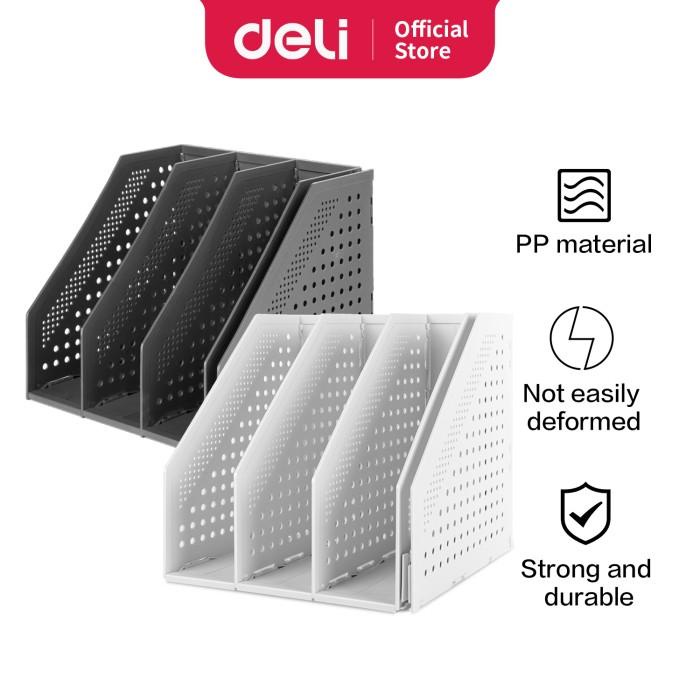 กล่องแฟ้มเอกสาร Deli กล่องพลาสติก ยืดหยุ่น 4 ช่อง สําหรับใส่จัดเก็บ ...