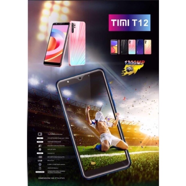 TIMI T18 จอใหญ่ 5.5 นิ้ว IPS แท้ๆ แรม 3GB รอม 32GB เล่น ROV ปลดล็อคด้วย ...
