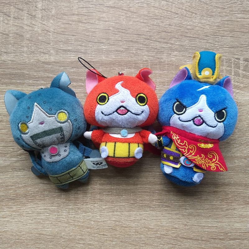 ยกเซต ขาย 3 ตัว โยไควอช yoki watch ตุ๊กตามือสองญี่ปุ่น พวงกุญแจ ...