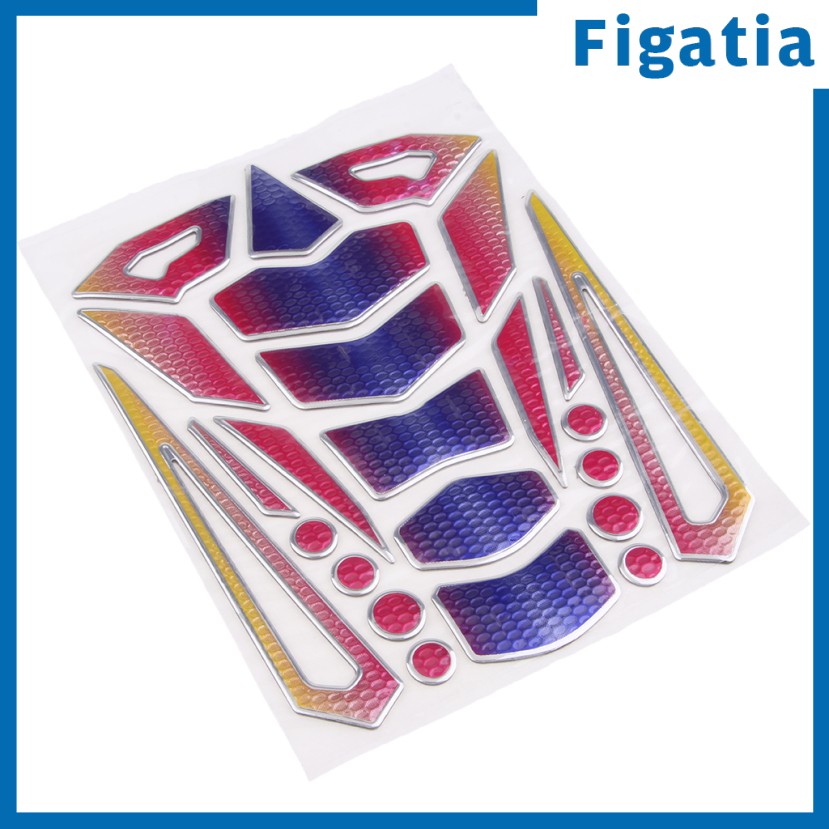 1 Set Waterproof Motorcycle Motorbike Fuel Tank Protector Sticker ...