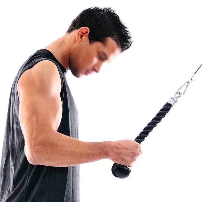 【READY STOCK】Home Tricep Rope Push Pull Down Cord for Bodybuilding ...