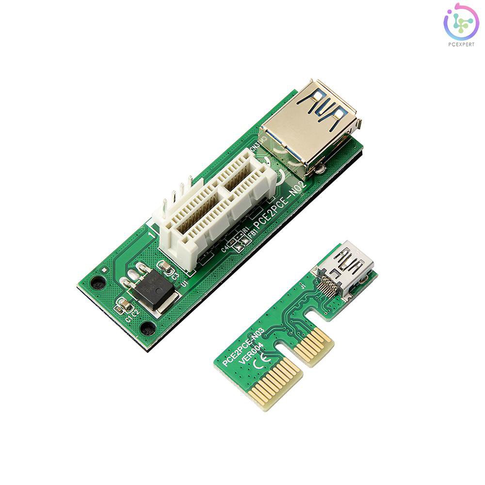 【Spot Goods】Mini PCI-E X1 Extension Cable PCIE 1X Expansion Riser Card ...