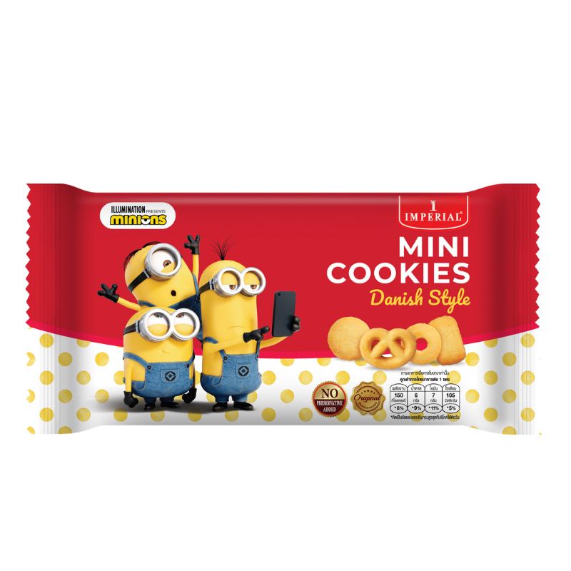 Imperial อิมพีเรียลมินิคุกกี้เนยสูตรเดนมาร์ก ขนาด 30 กรัม แพค 6