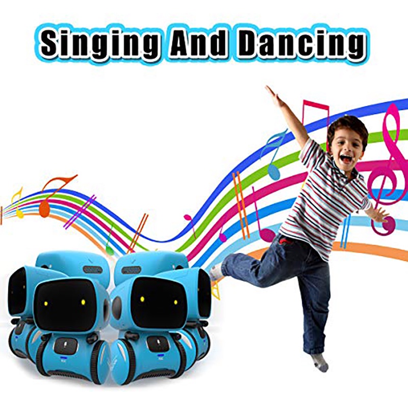 Intelligent Robot Toy Dance Sing Repeating Recorder Touch Control Voice ...