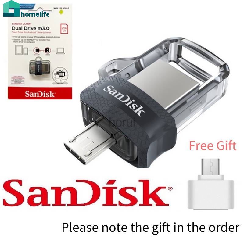 Sandisk OTG Usb 3.0 Pen Drive 128GB 256GB 512GB 1TB 2TB Flash Drive USB ...