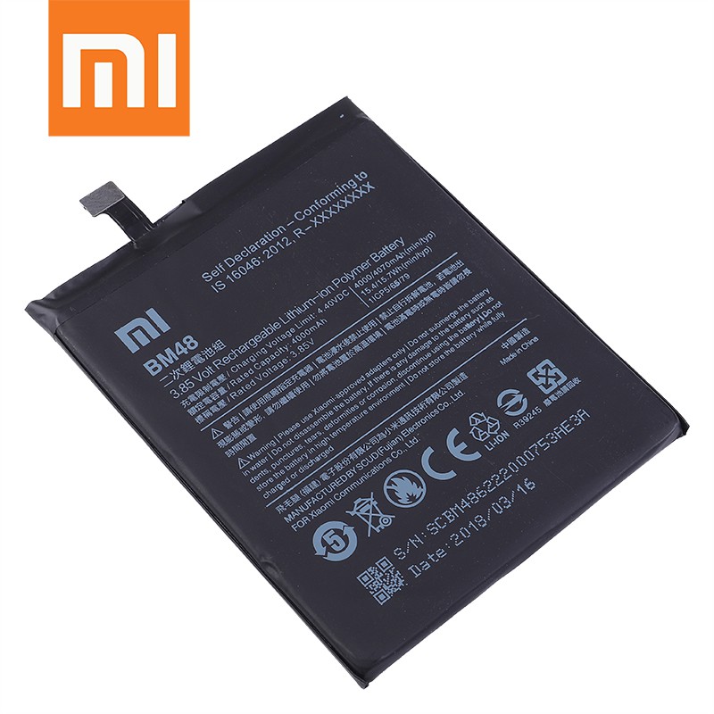 แบตเตอรี่โทรศัพท์มือถือOriginal hone Battery for Mi Note2 Battery ...