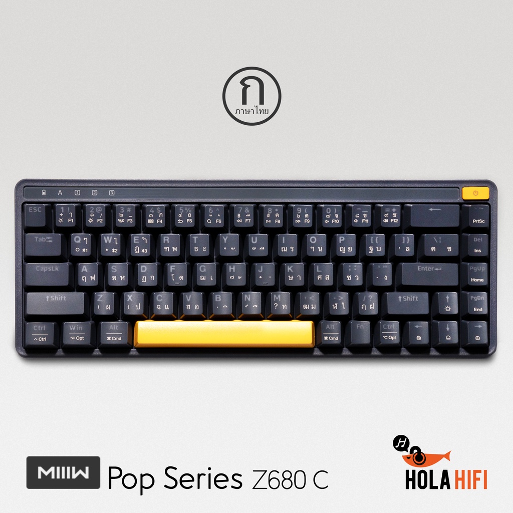 Xiaomi MIIIW Keyboard POP Z680c RGB Backlit Mechanical Keyboard - ภาษา ...