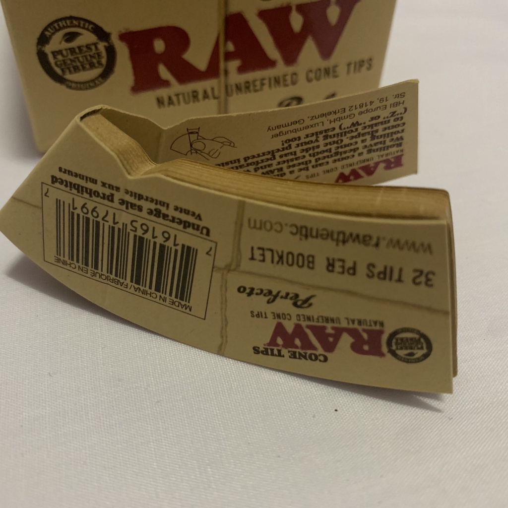 RAW Tips Wide กระดาษRAW กรอg มีรอยปะ พันง่าย - canabless - ThaiPick