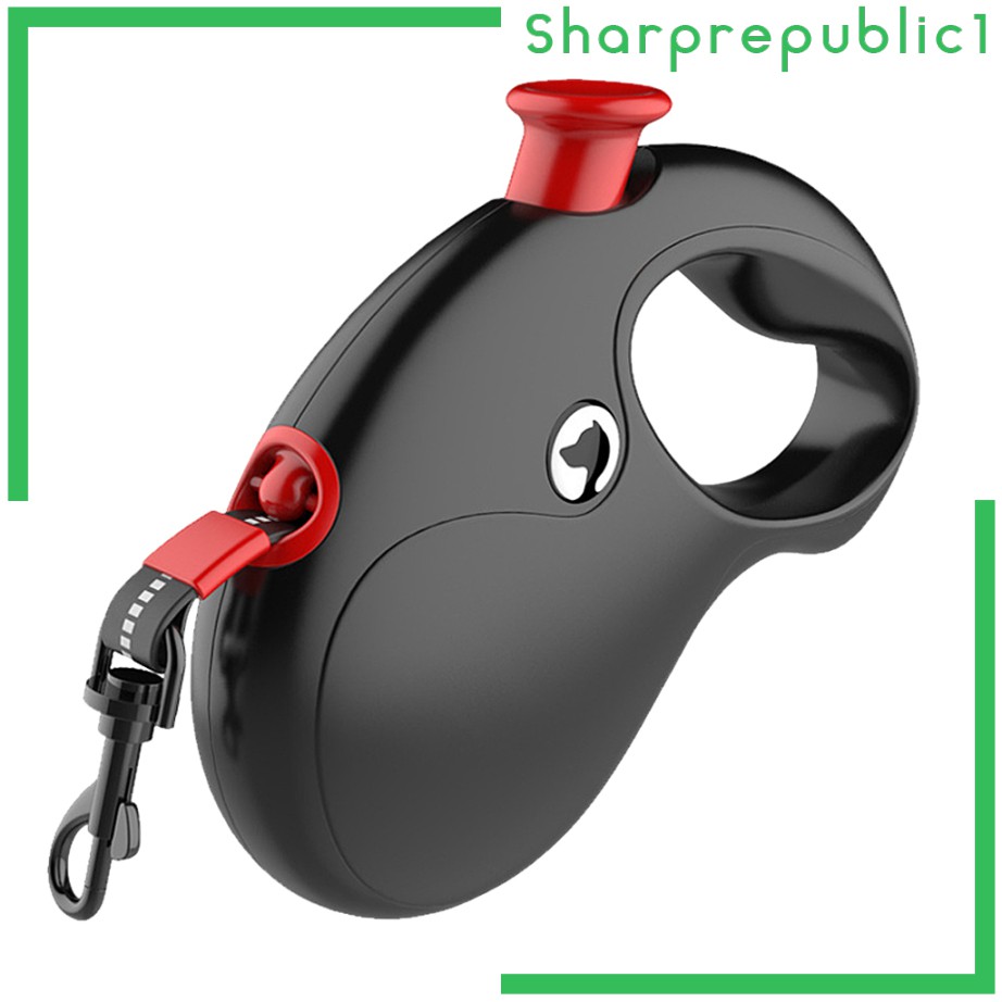 ปลอกคอสุนัขshre1 Dog Leash Retractable 5M Reflective Walking Collar for ...