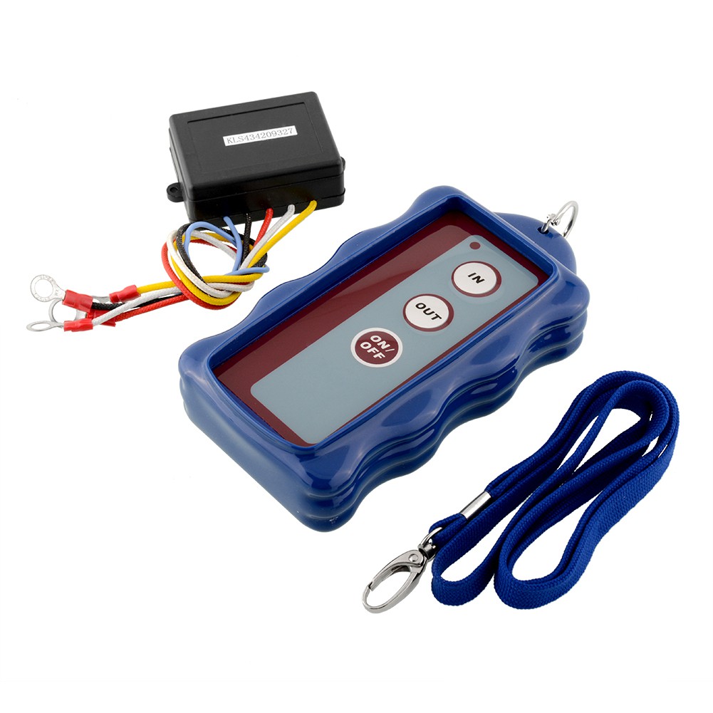 Wireless Winch Controller OEM 12V Wireless Remote Control Blue DC 50ft ...