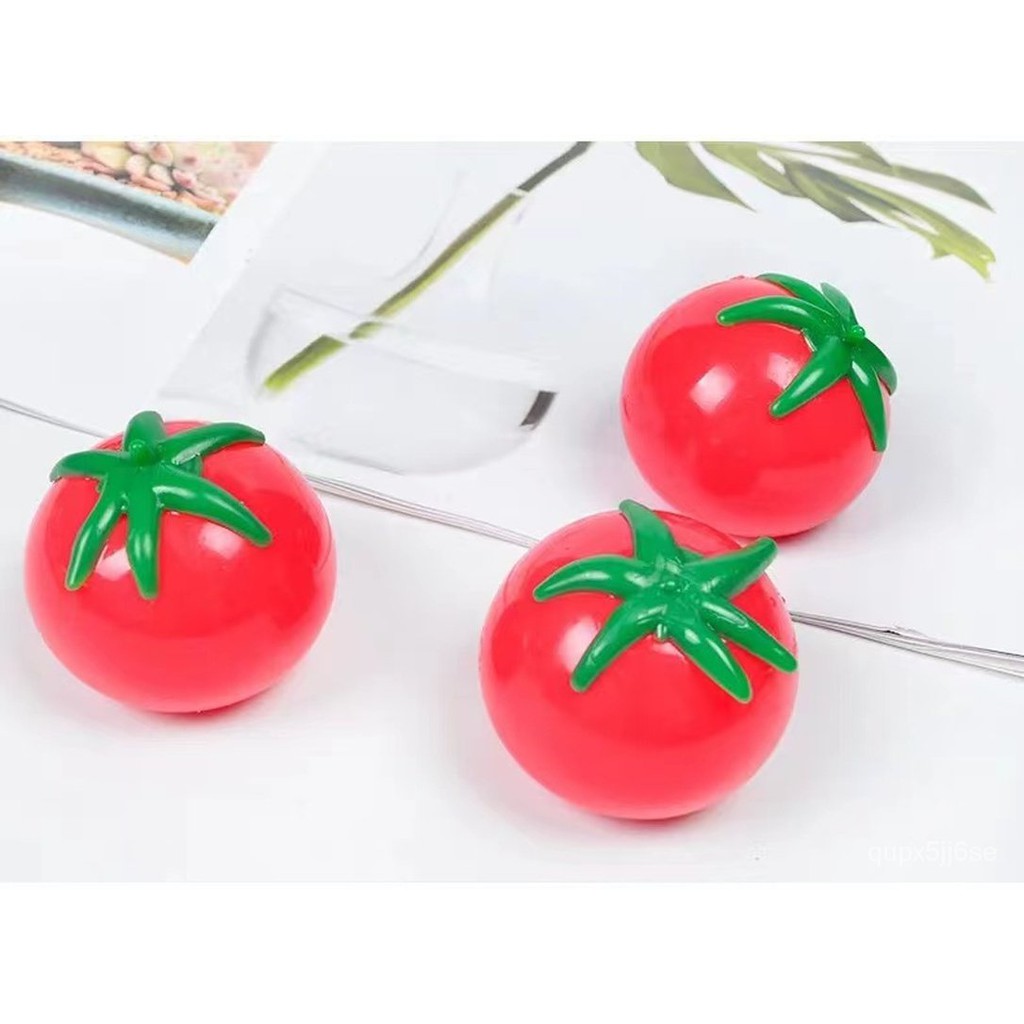 Tomato Kids Water Ball KidsToys Autism Squeeze Squishies Balls Stress ...