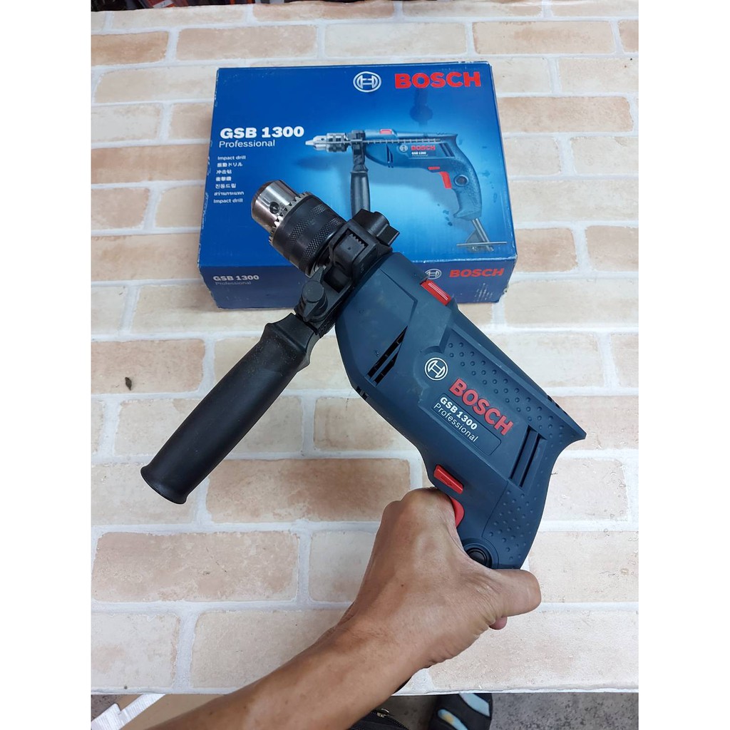 BOSCH GSB 1300 สว่านกระแทก 13 มม. (ฟ้า) - ppp.tools - ThaiPick