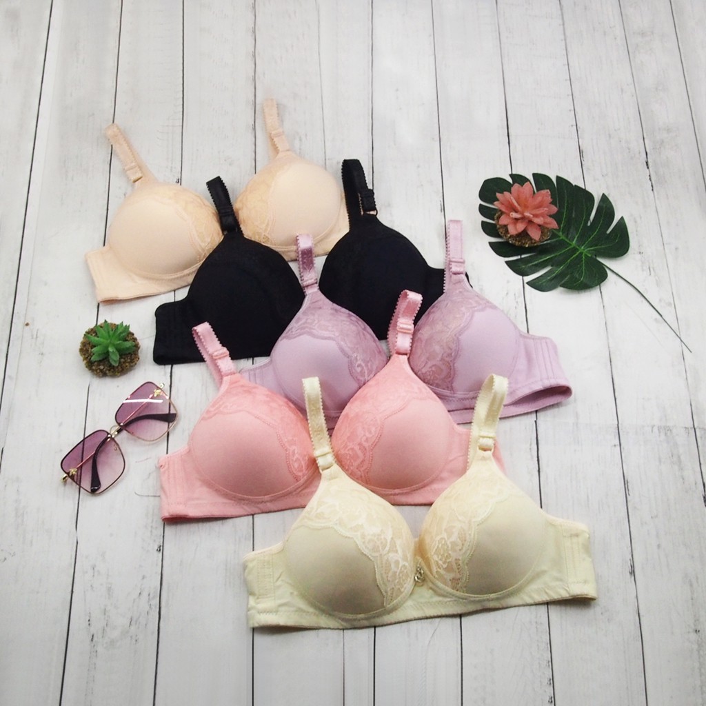 Bh A33 Bra ชุดชั้นในไร้สายนําเข้าขนาด 36b-42b ใส่สบายและกันความชื้น ...