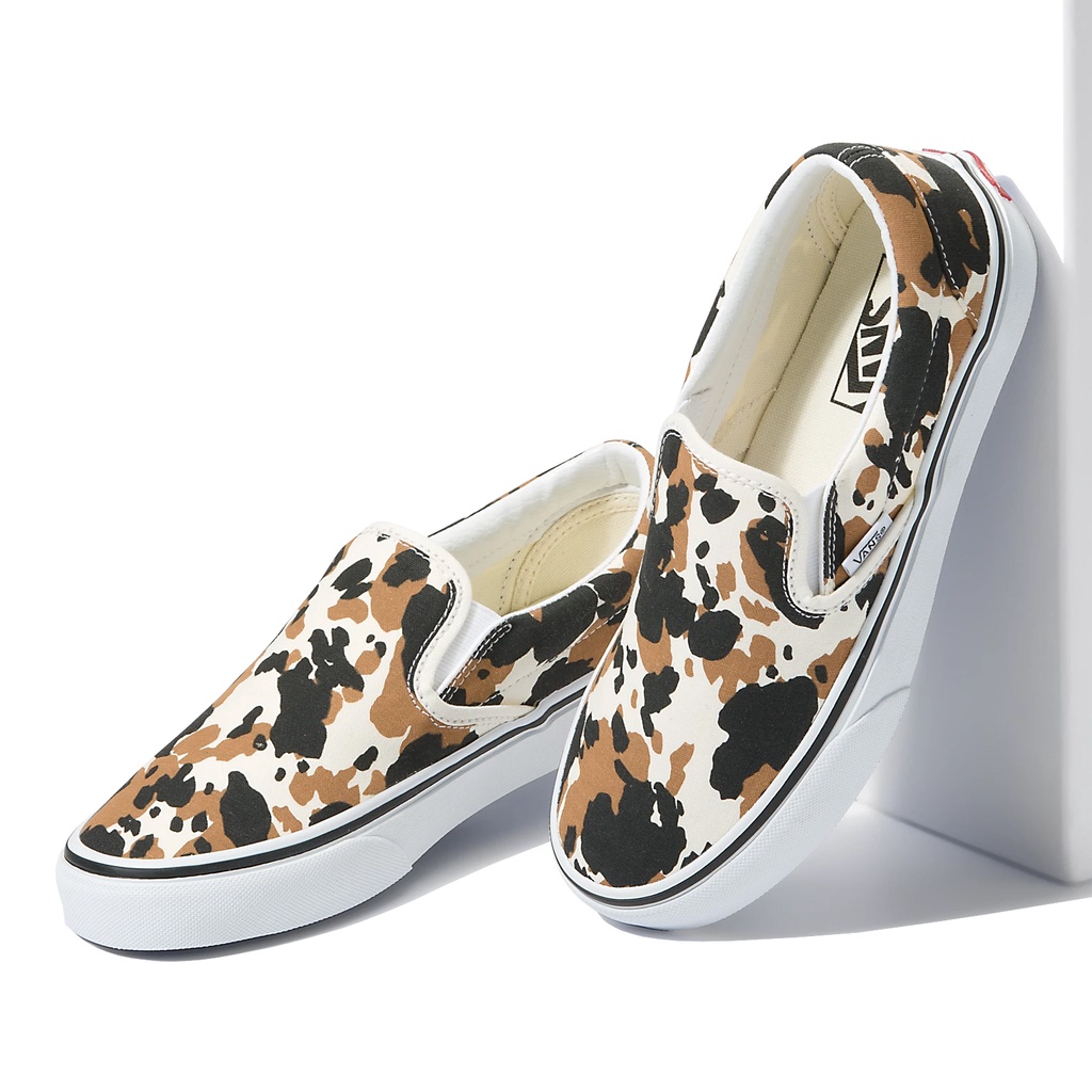 Vans รองเท้าผ้าใบ Era Classic Slip-On Old Skool Cow Multi Color Black ...