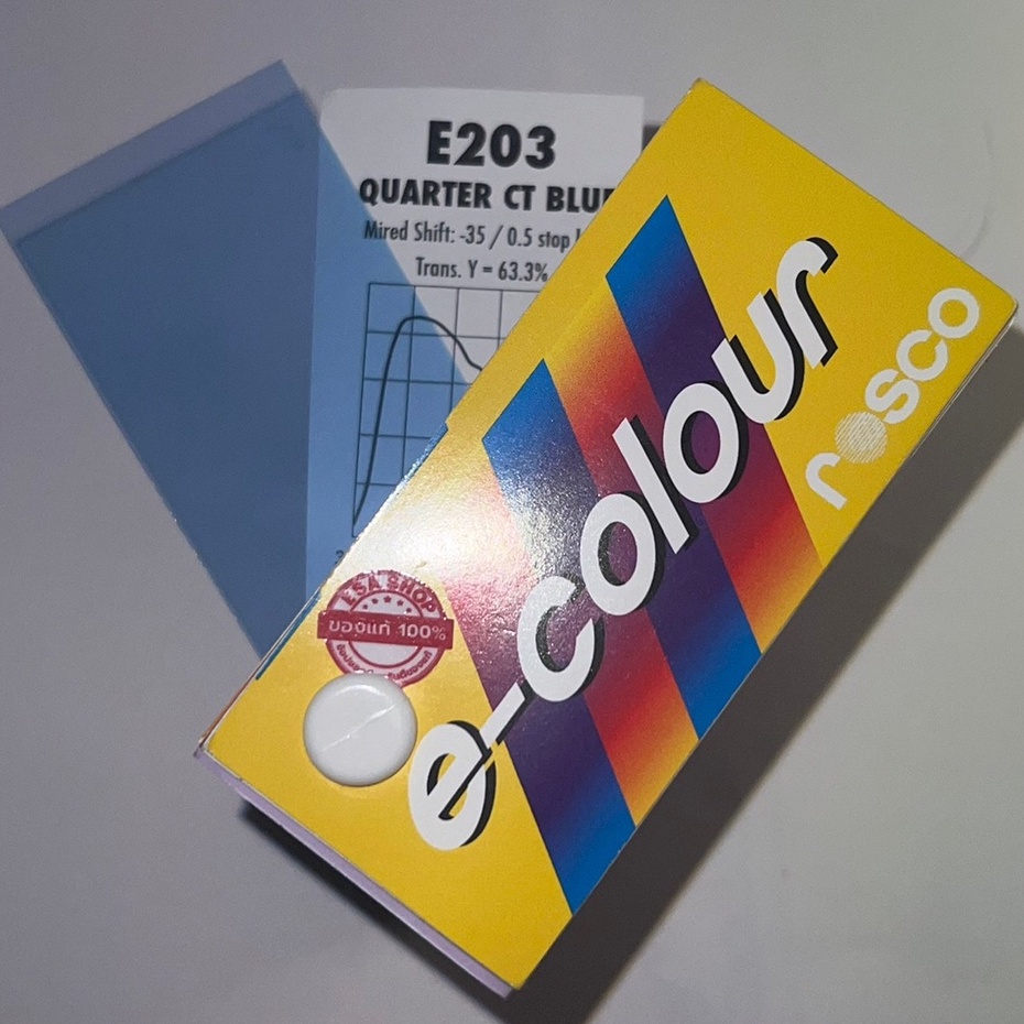 Rosco Filters E203 14 Ct Blue ( 2 SHEET ) - esathaishop - ThaiPick