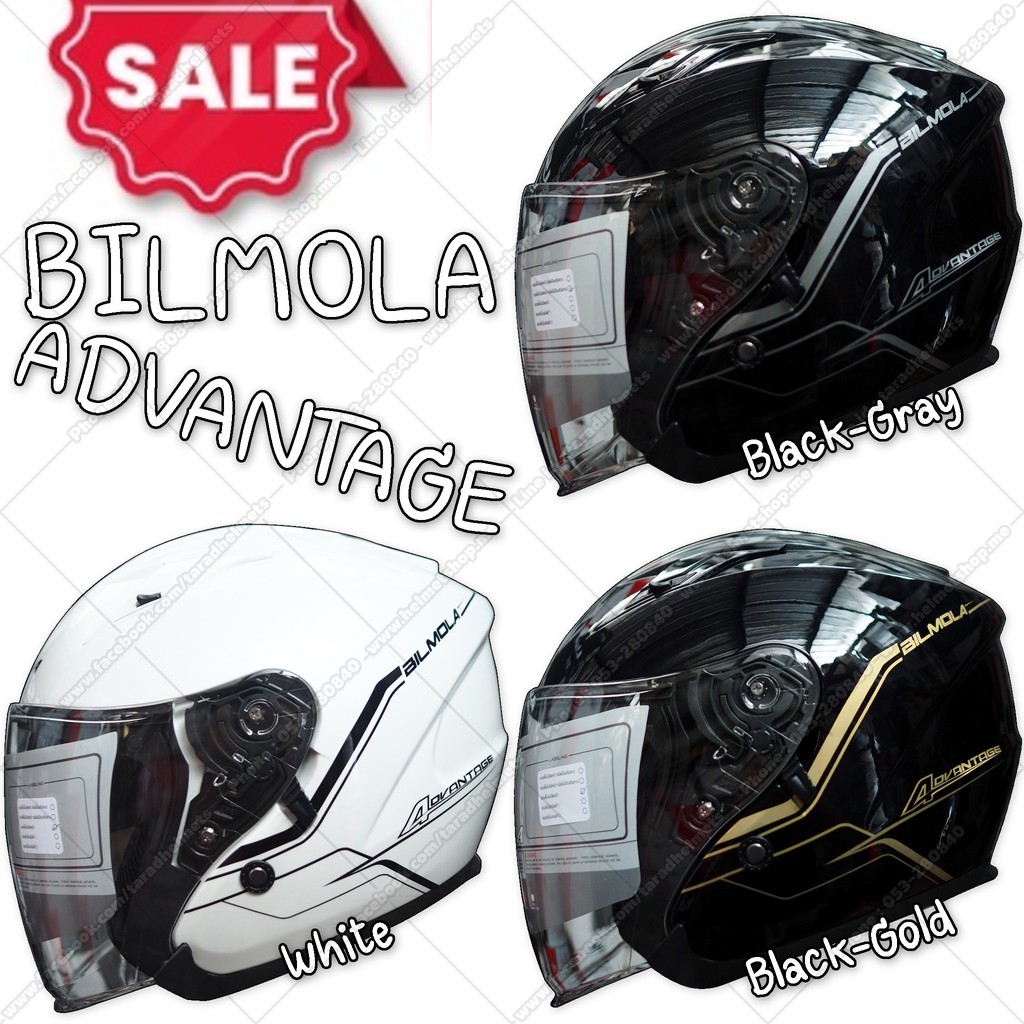 BILMOLA ADVANTAGE แว่น 2 ชั้น นวมถอดซักได้ ไซส์ M L XL - helmetsshop ...