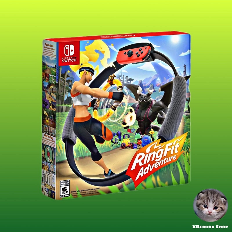 (มือ1 พร้อมส่ง) Nintendo Ring Fit Adventure ออกกำลังกาย (ริงฟิต)(ENG ...