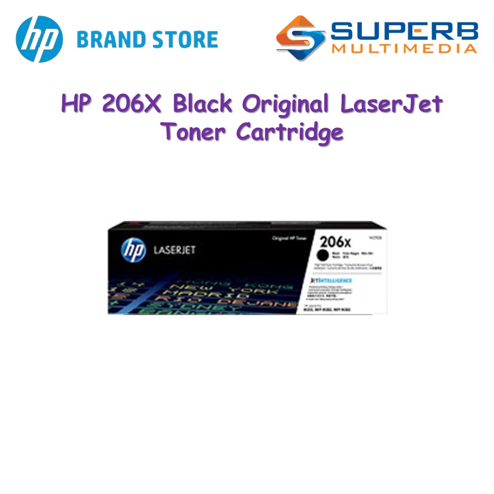 HP 206X High Yield CMYK Original LaserJet Toner Cartridge | Shopee Thailand