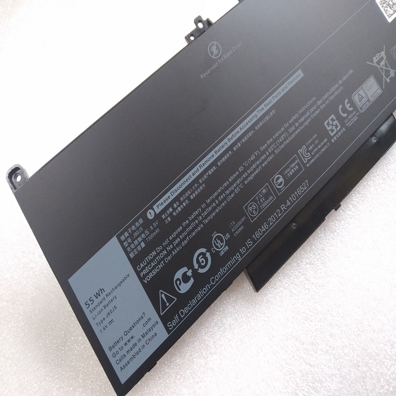 New J60J5 for Dell Latitude E7270 E7470 R1V85 MC34Y 0MC34Y 1W2Y2 WYWJ2 ...