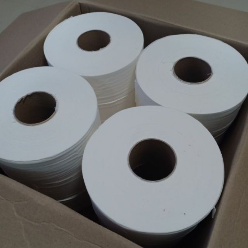 กระดาษชำระม้วนใหญ่ Kimsoft JRT 1ply 600เมตรม้วน - kiatkornkul - ThaiPick