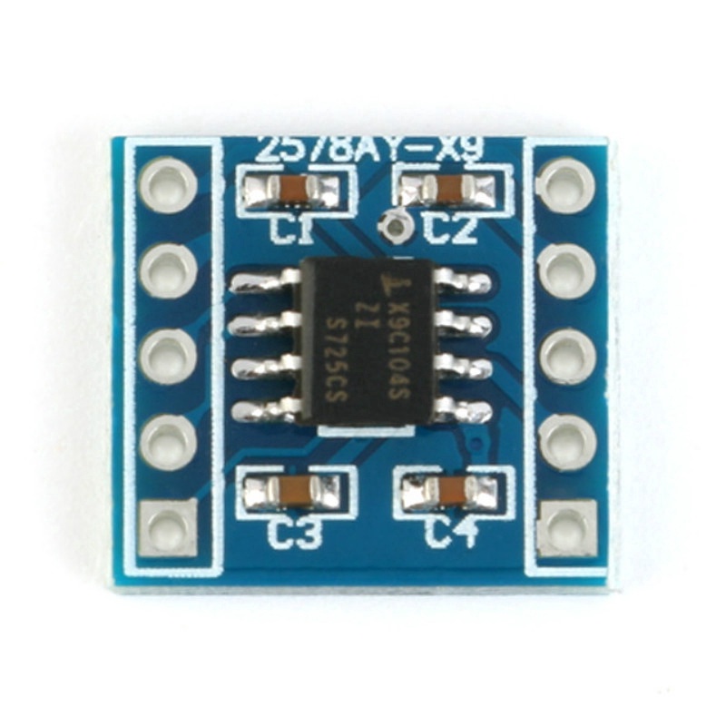 X9C104 Digital Potentiometer Module For Arduino Board Module Programmable Resistor to Adjust the ...