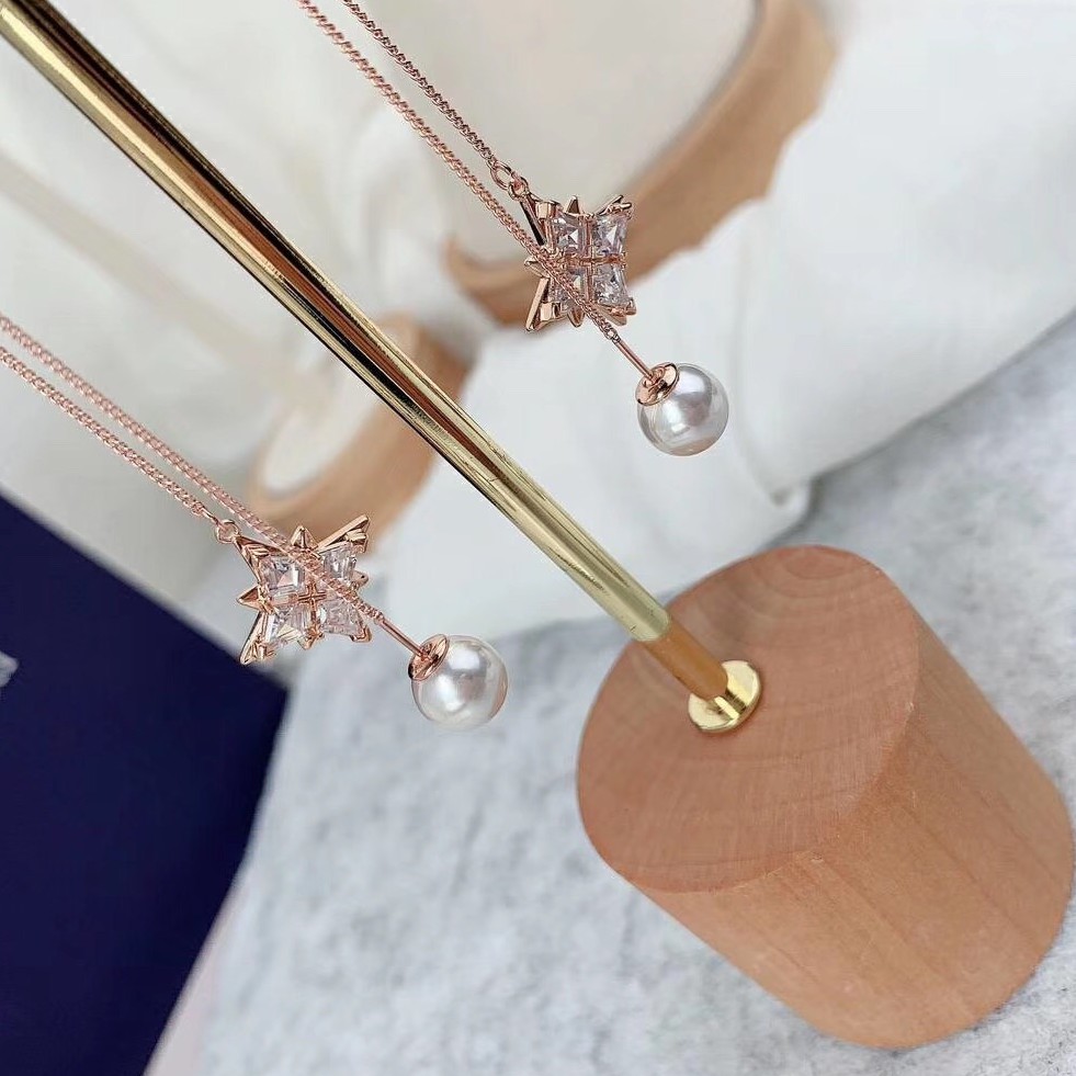 Swarovski ต่างหู สวารอฟสกี้ดาวแสนโรแมนติก SWA SYMBOL ต่างหูแฟชั่น ...