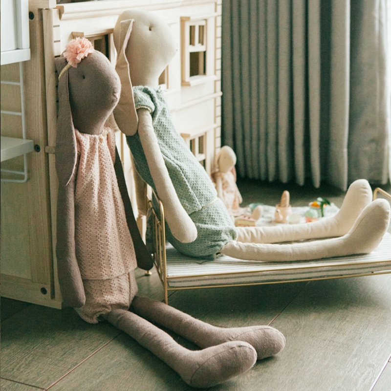 w70cm Large Rabbit Cotton Toy Cute Baby Company Toys Cuddly Doll for ...